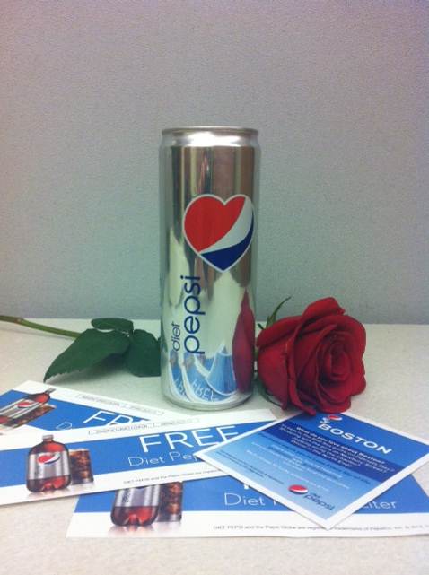Diet Pepsi Gives (and Gets) Some Love on Valentine's Day in Boston
